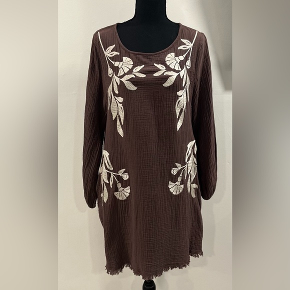 entro | Dresses | Brown Entro Dress | Poshmark